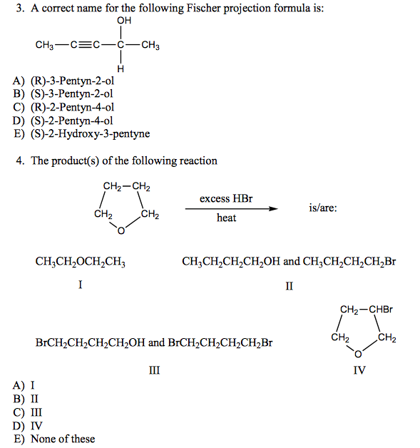 Solved A correct name for the following Fischer projection | Chegg.com