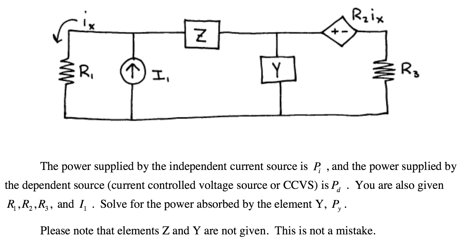 Solved The power supplied by the independent current source | Chegg.com