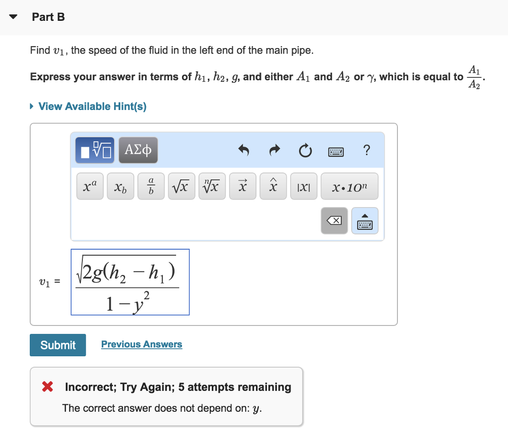 Solved Constants A pair of vertical, open-ended glass tubes | Chegg.com