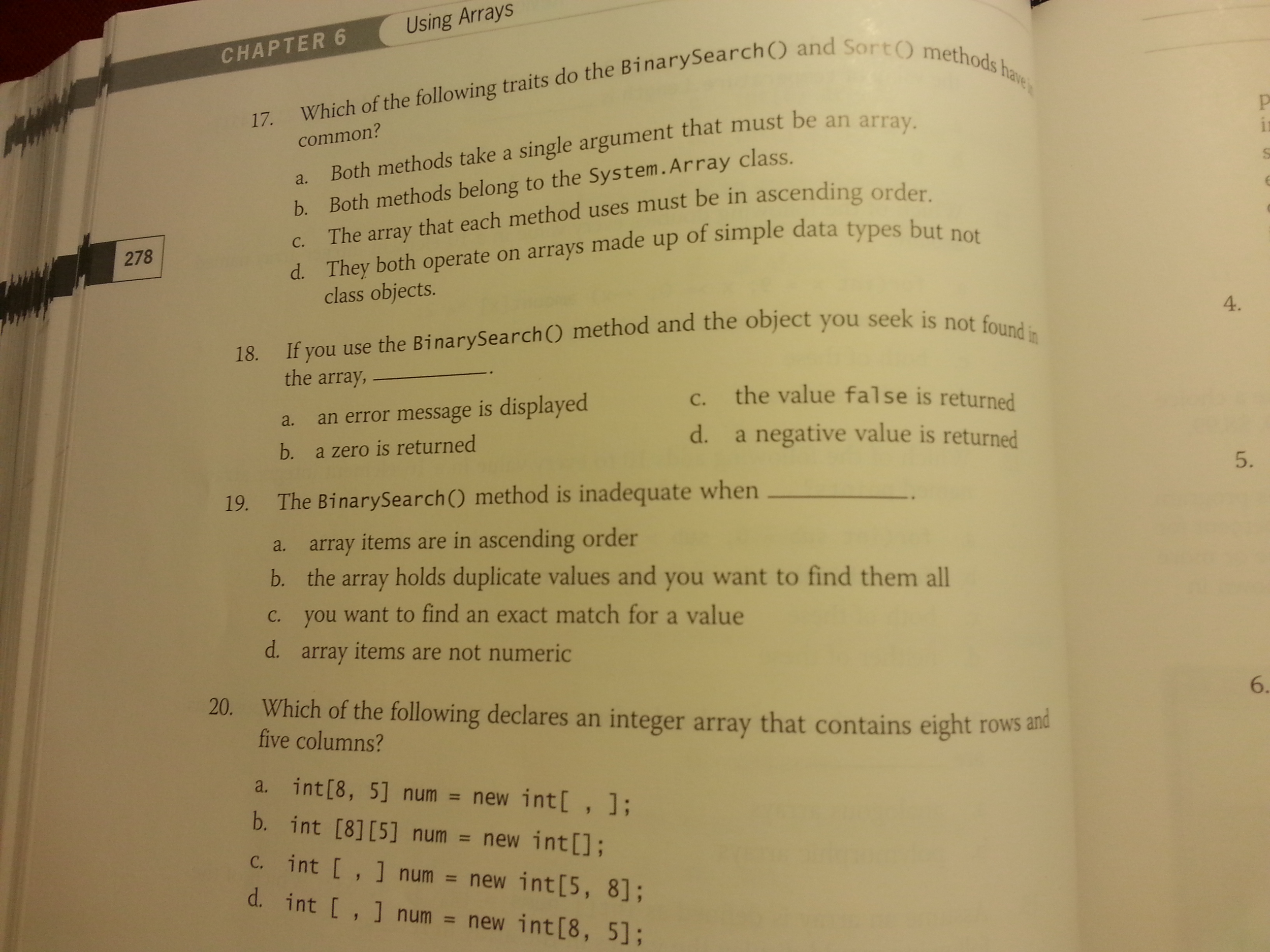 Solved Which of the following correctly declares an array of | Chegg.com