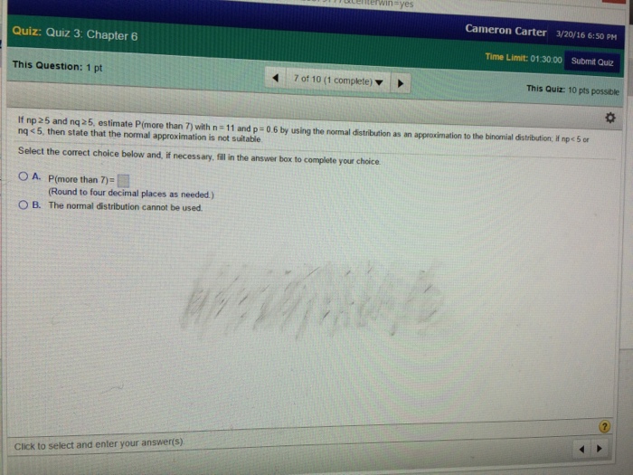 Solved If np greaterthanequal 5 and nq greaterthanequal 5, | Chegg.com