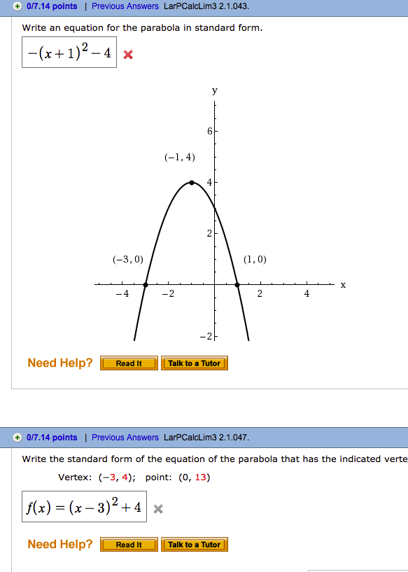 Solved 0 7 14 Points Previous Answers LarPCalcLim3 2 1 043 Chegg solved-0-7-14-points-previous-answers-larpcalclim3-2-1-043-chegg