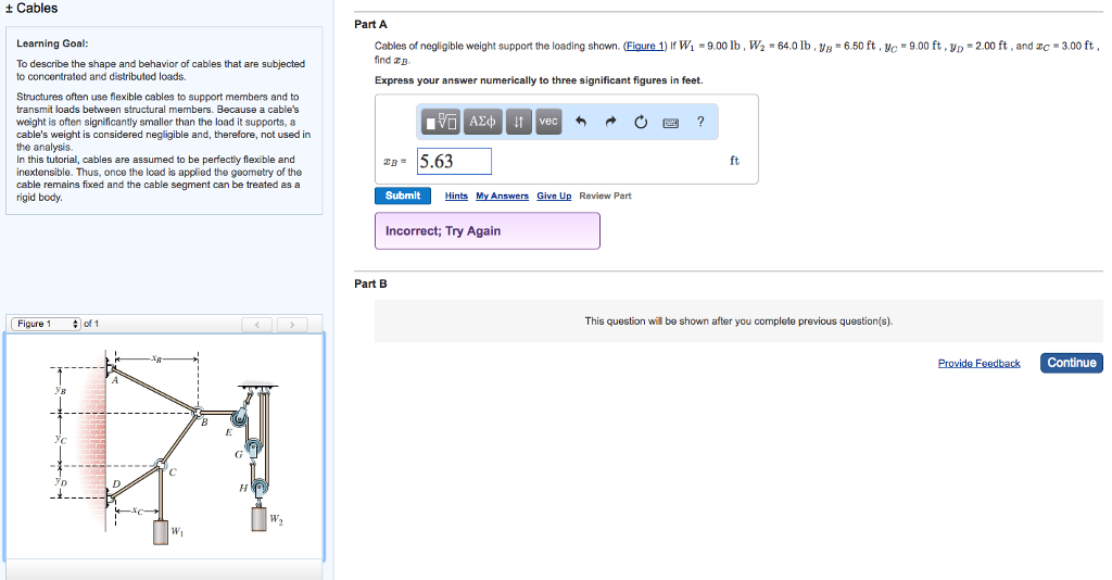Solved To describe the shape and behavior of cables that are | Chegg.com