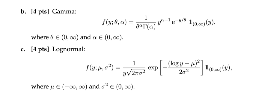 Solved determine if folowing belong to exponential family. | Chegg.com