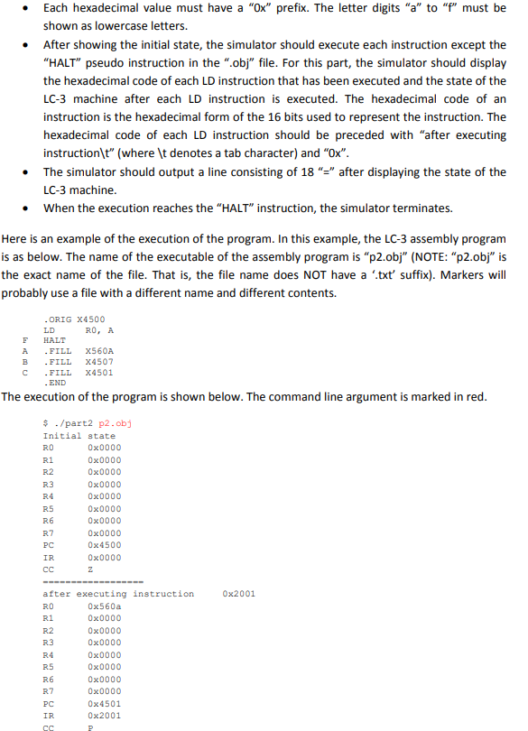 This is an assignment to turn LC3 Language into C | Chegg.com