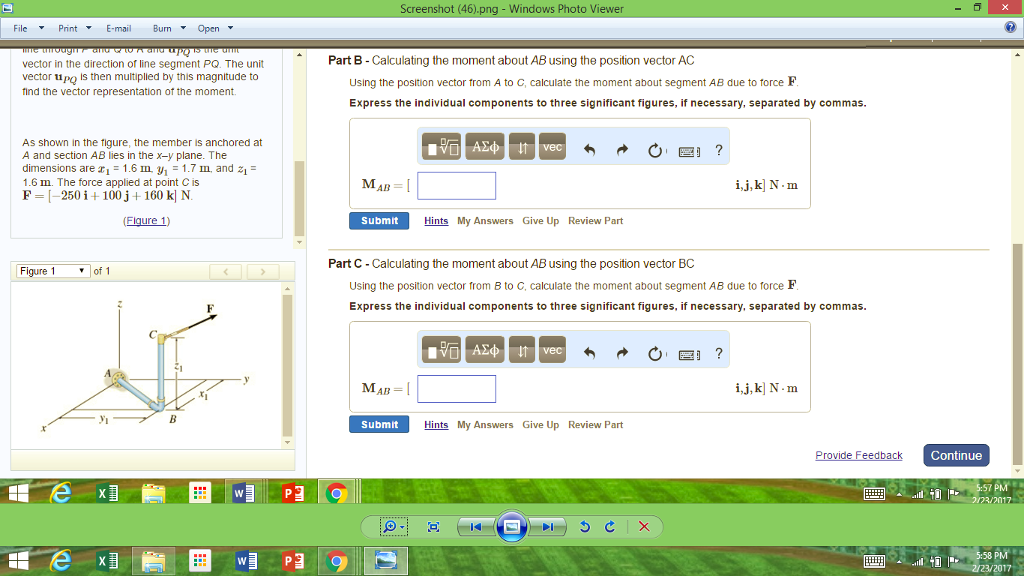 Solved vector in the direction of line segment PQ The unit | Chegg.com