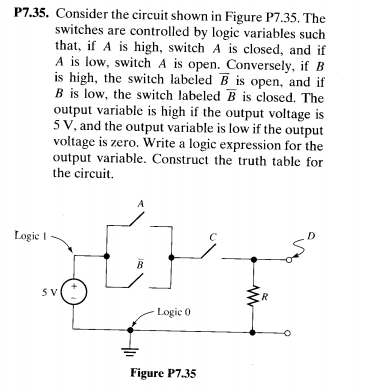 Solved Consider the circuit shown in Figure P7.35. The | Chegg.com