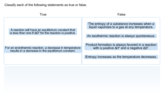 Solved Classify each of the following statements as true or | Chegg.com