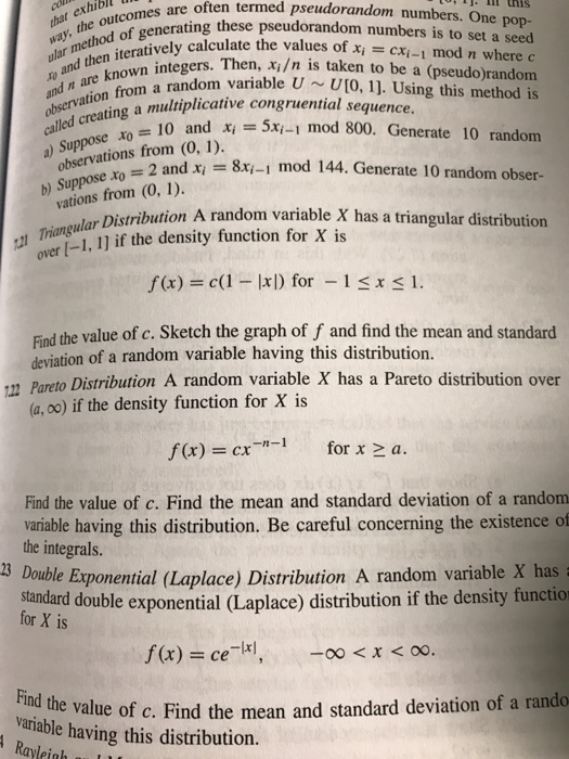 Solved Triangular Distribution A random variable X has a | Chegg.com