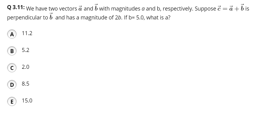 Solved We have two vectors a rightarrow and b rightarrow | Chegg.com