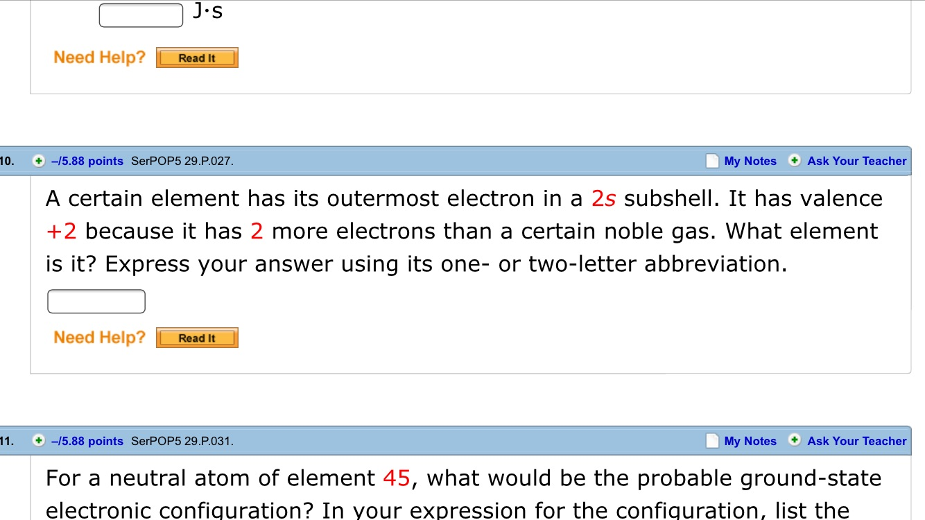 Solved A certain element has its outermost electron in a 2s | Chegg.com