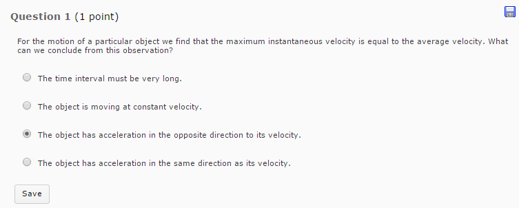 Solved For The Motion Of A Particular Object We Find That
