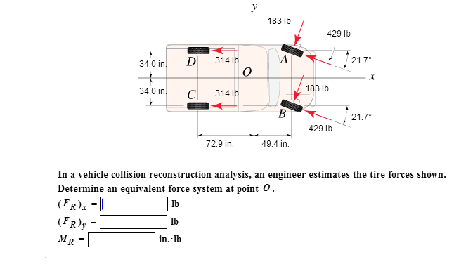 Solved In a vehicle collision reconstruction analysis. an | Chegg.com