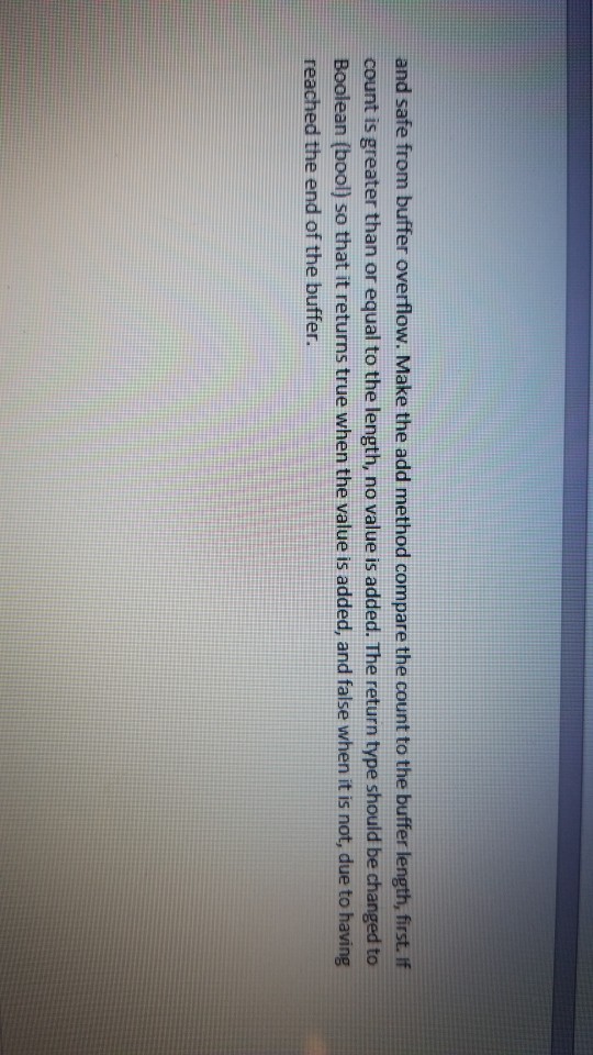 Solved bssignment 7: User-Filled Array Buffer This | Chegg.com