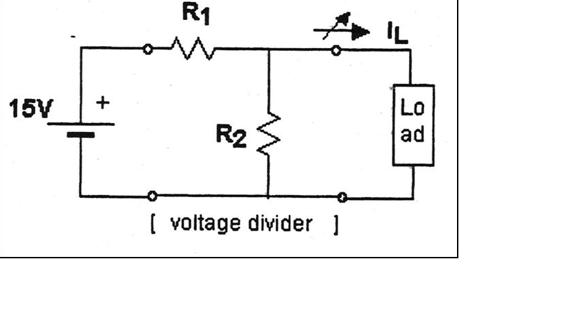 Solved Fig (2.2) shows a simple voltage-divider connecting a | Chegg.com