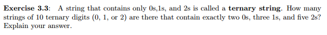 Solved Exercise 33 A String That Contains Only 0s1s And