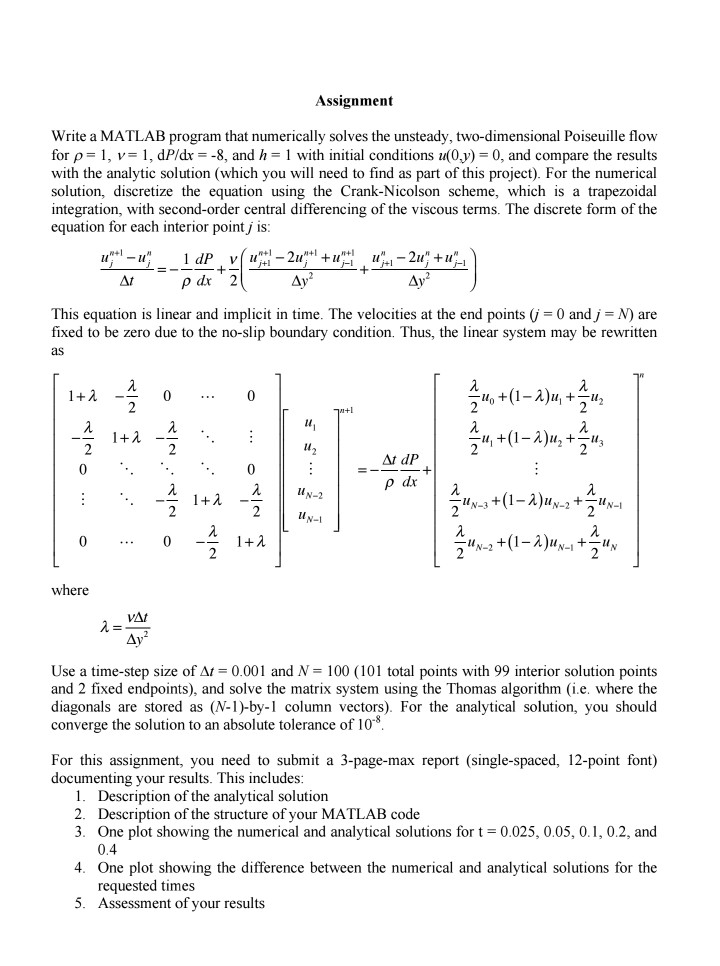 Background The Navier-Stokes equations are a system | Chegg.com