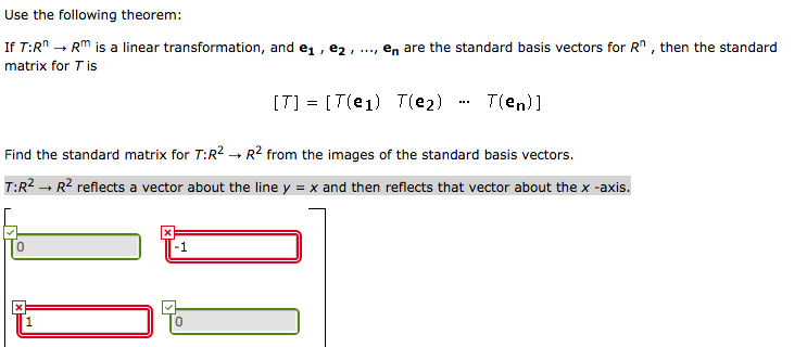Solved Use the following theorem: If T:Rn → Rm is a linear | Chegg.com