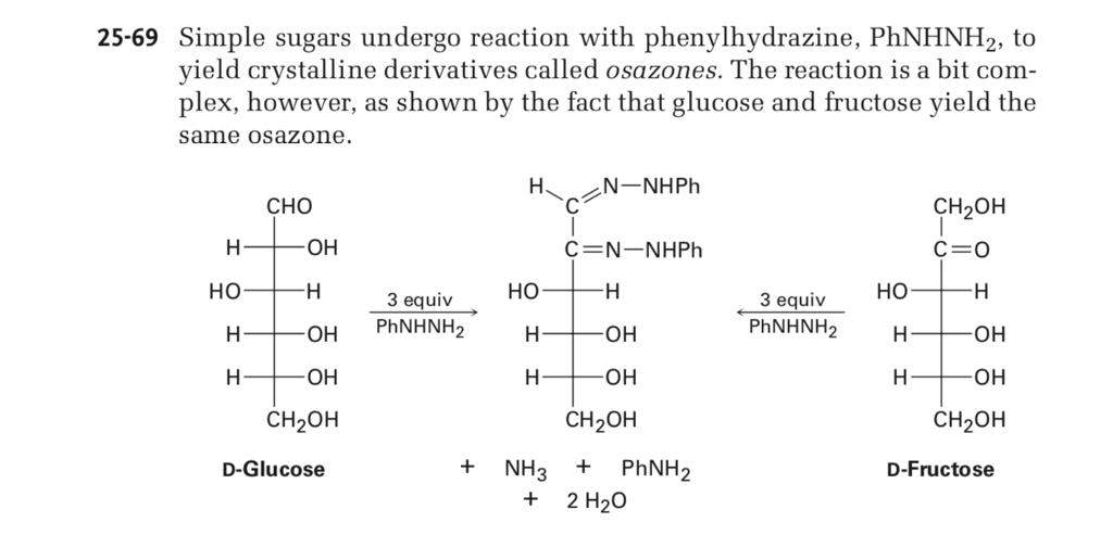 Solved 25-69 Simple sugars undergo reaction with | Chegg.com