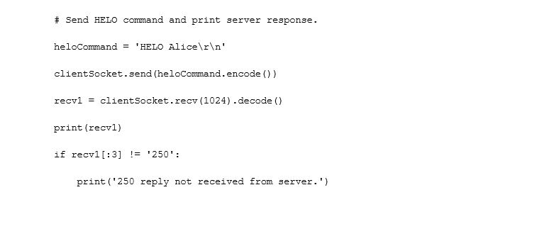 Your task is to develop a simple mail client that | Chegg.com