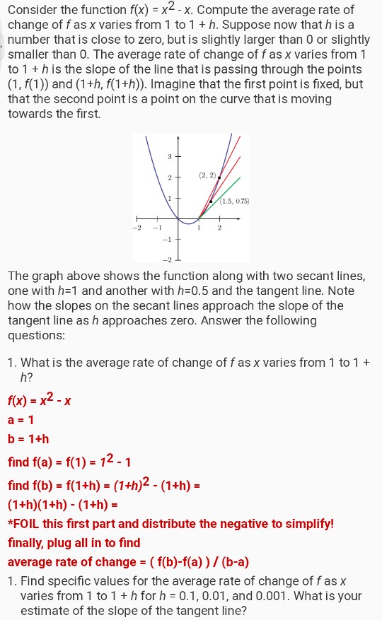 Solved Consider The Function F X X X Compute The Average