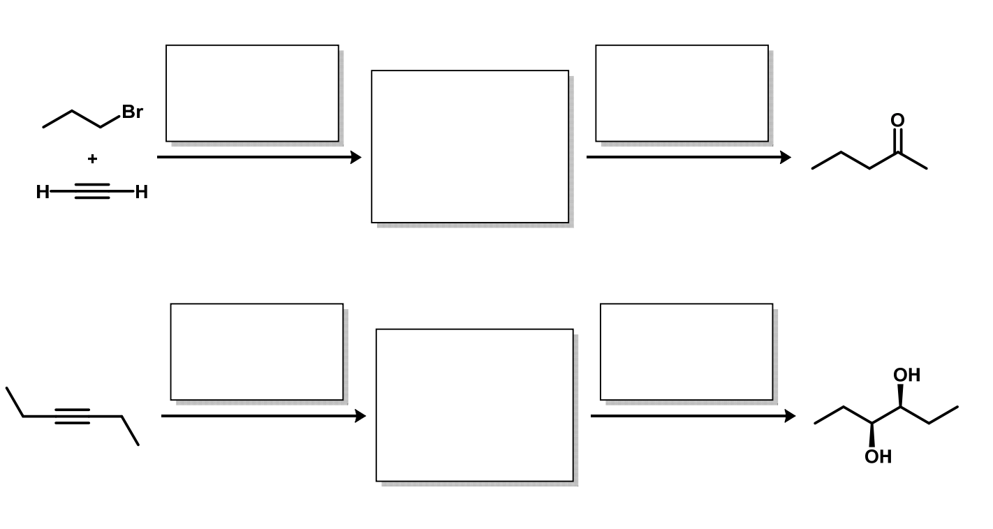 Solved Provide a two-step synthetic sequence for the | Chegg.com