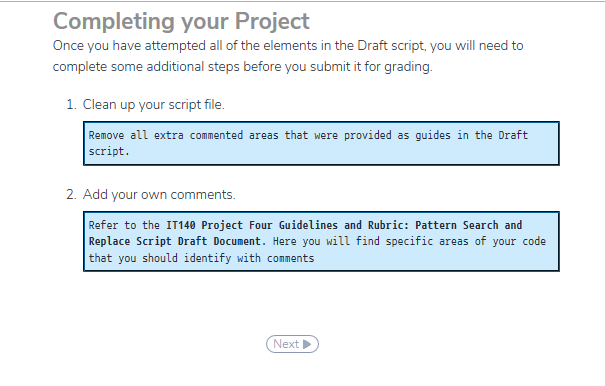 Codio Python Project 4 Draft Regular Expression