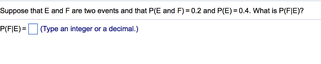 Solved Suppose that E and F are two events and that P(E and | Chegg.com