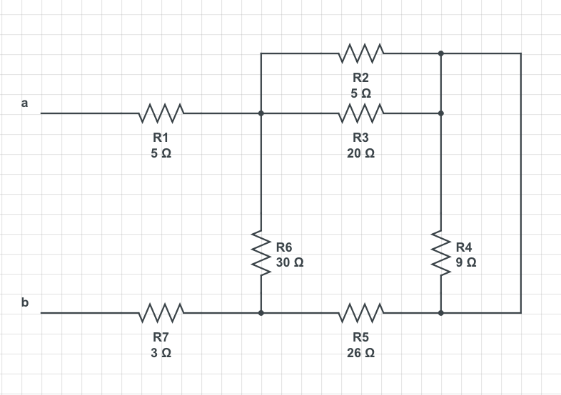 Solved Find Rab in the circuit. | Chegg.com