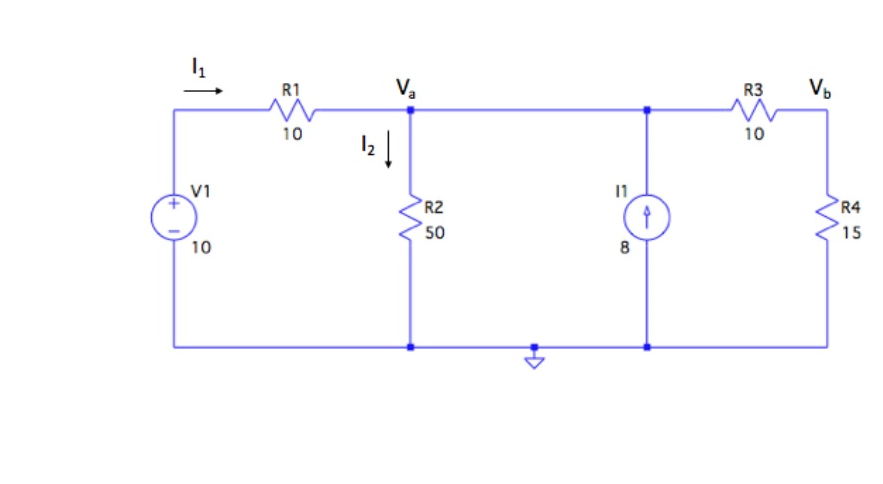 Solved FInd Va, Vb, i1 and i2. | Chegg.com
