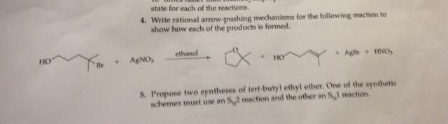 Solved Write rational arrow-pushing mechanisms for the | Chegg.com