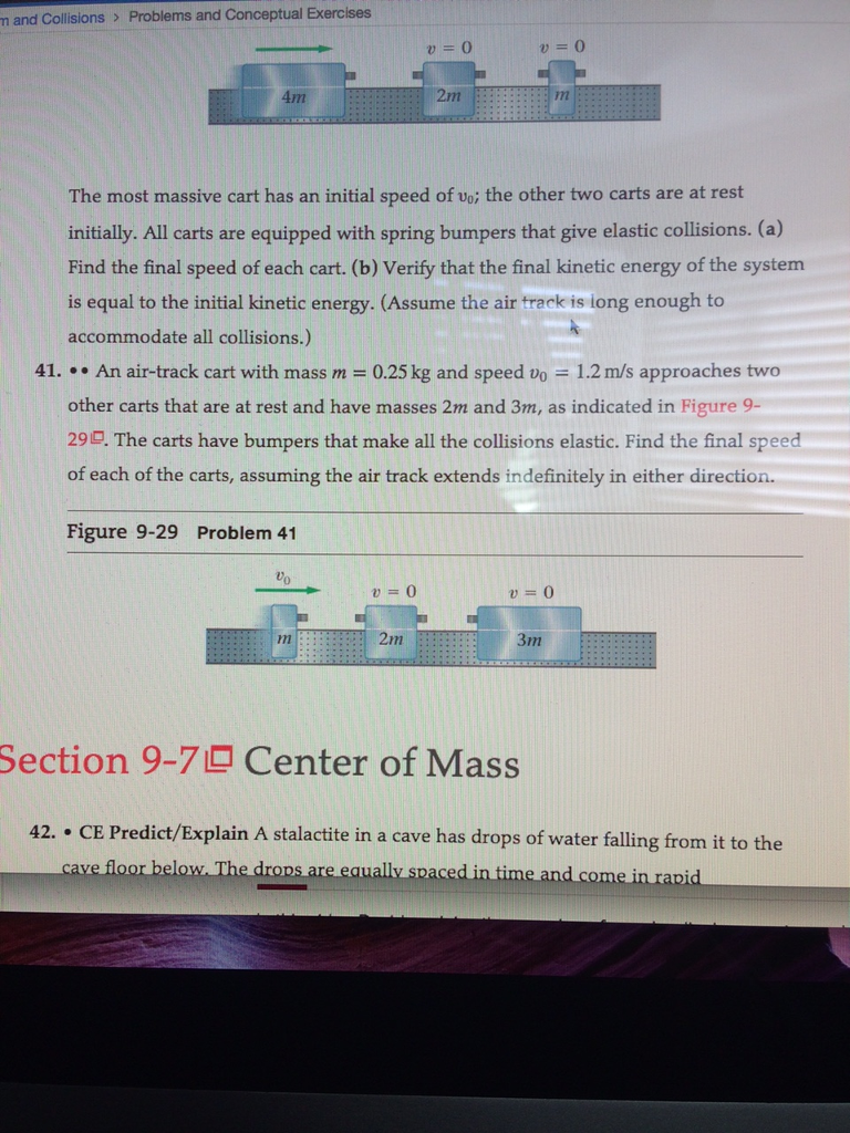 Solved n and Collisions > Problems and Conceptual Exercises | Chegg.com