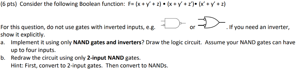 Solved 6 Pts Consider The Following Boolean Function F 0733