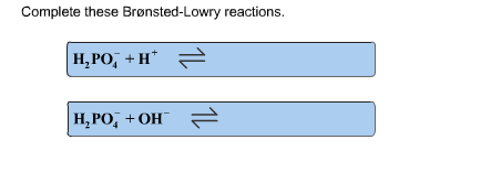 Solved Complete this Bronsted-Lowery reaction, placing each | Chegg.com