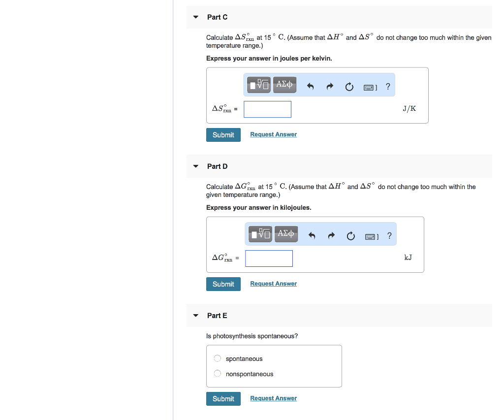 Constants | Periodic Table PartA In photosynthesis, | Chegg.com