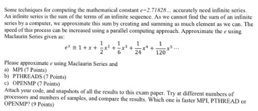 Some techniques for computing the mathematical | Chegg.com