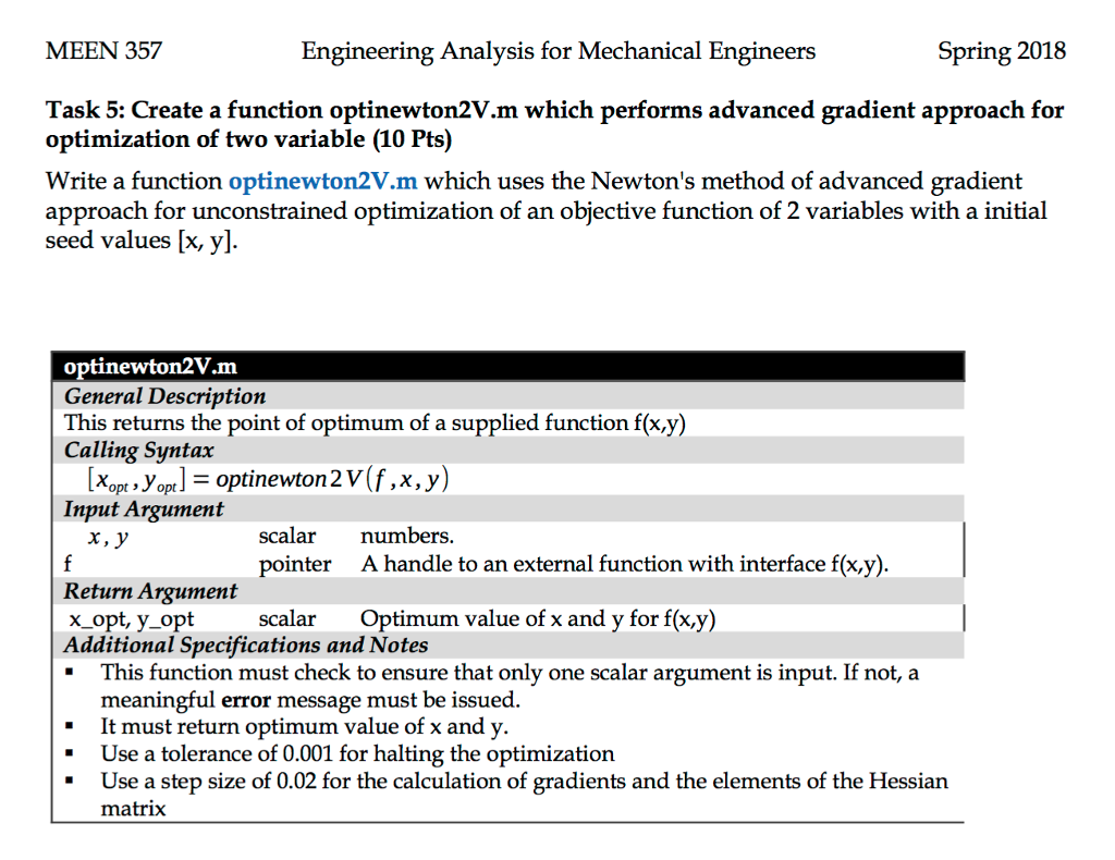 MEEN 357 Engineering Analysis for Mechanical | Chegg.com