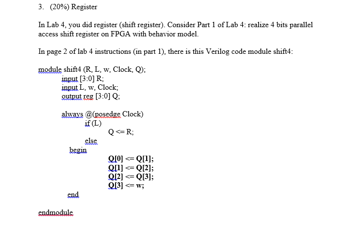 Todos frecuentemente Galantería shift register verilog code pavo En ... Todos frecuentemente Galantería shift register verilog code pavo En ...