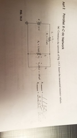Solved Part 2 Parallel R-cdc Network a) Construct the | Chegg.com