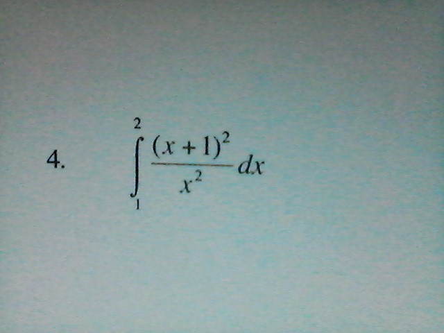 Solved Evaluate each definite integral. integral_1^2 (x + | Chegg.com