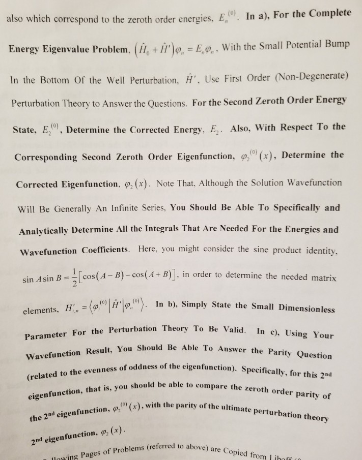 Solved Consider a particle of mass m in a potential well | Chegg.com