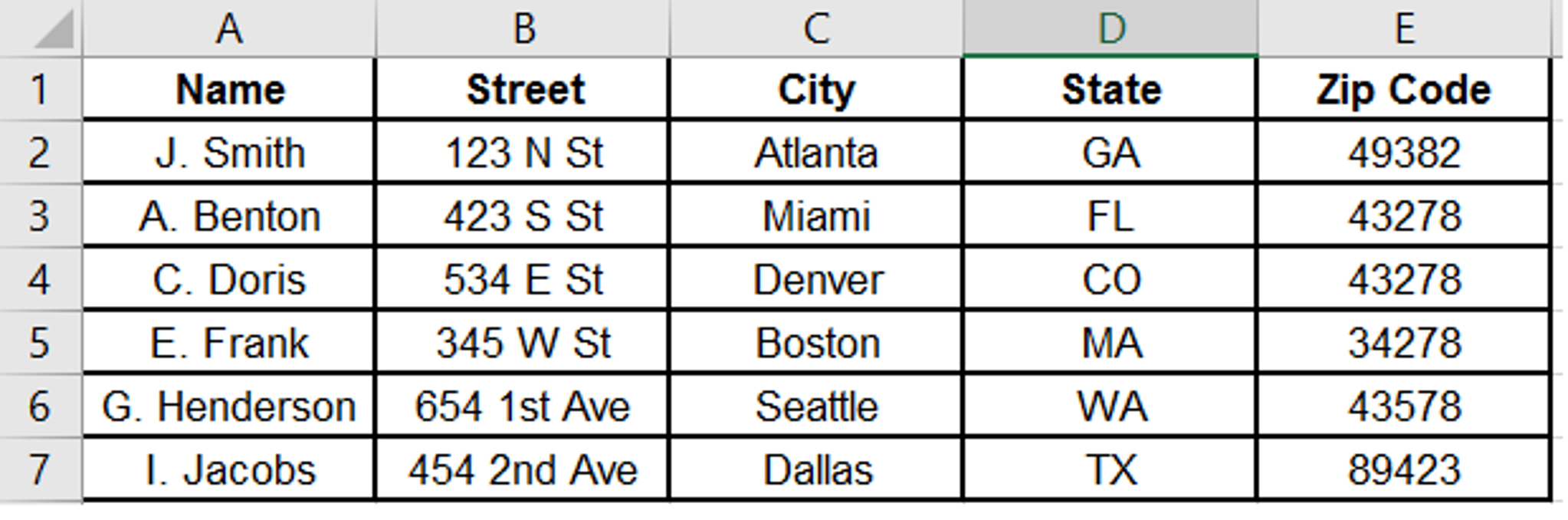 Solved EXCEL VBA PROGRAMMING Create an address book given | Chegg.com