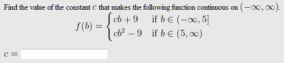 Solved Find the value of the constant C that makes the | Chegg.com