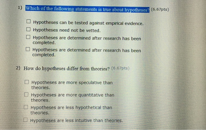 Solved Which of the following statements is true about | Chegg.com