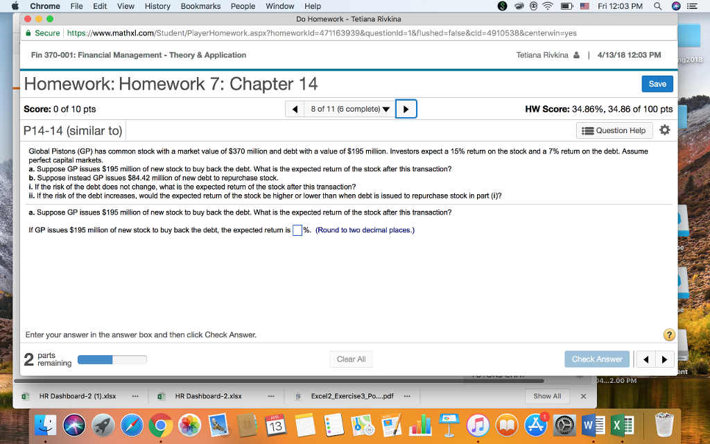 Solved Chrome File Edit View History Bookmarks People Window | Chegg.com