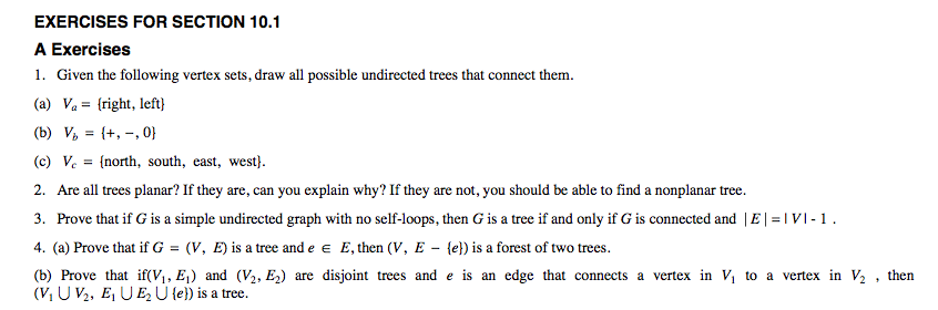 Solved Given the following vertex sets, draw all possible | Chegg.com