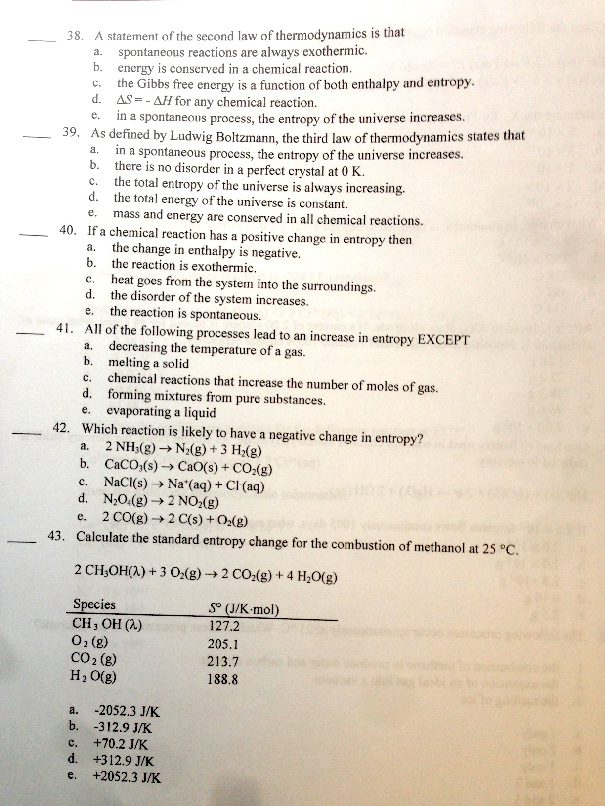 Solved A statement of the second law of thermodynamics is | Chegg.com