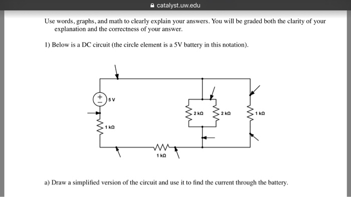 Solved Electronics circuits question. help please | Chegg.com