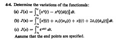 Solved Determine the variation of the functionals: (a) J(x) | Chegg.com