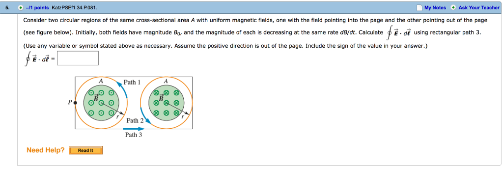 Solved Consider two circular regions of the same | Chegg.com